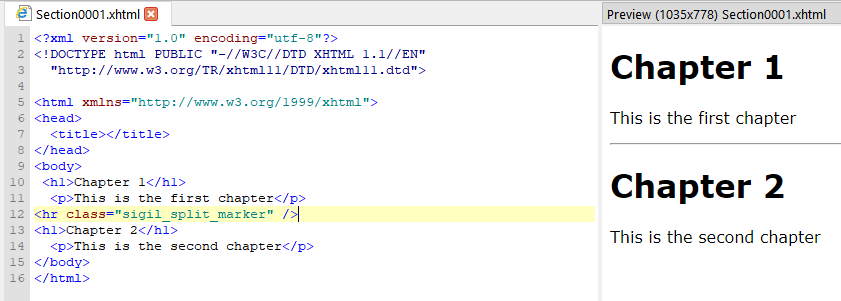 Splitting and Merging
